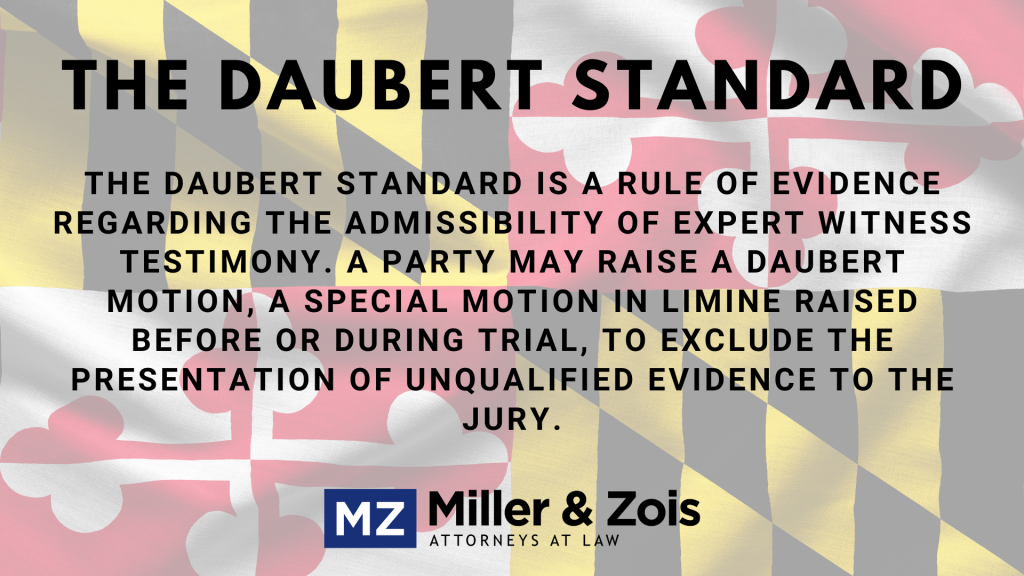 Daubert Is Now Maryland Law: New Court Opinion